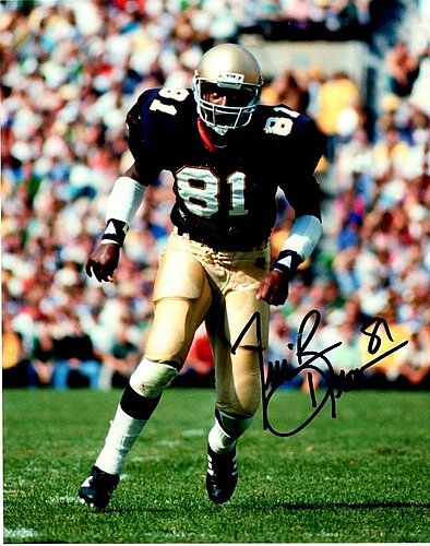 Tim Brown Autographed Memorabilia | Signed Photo, Jersey, Collectibles ...