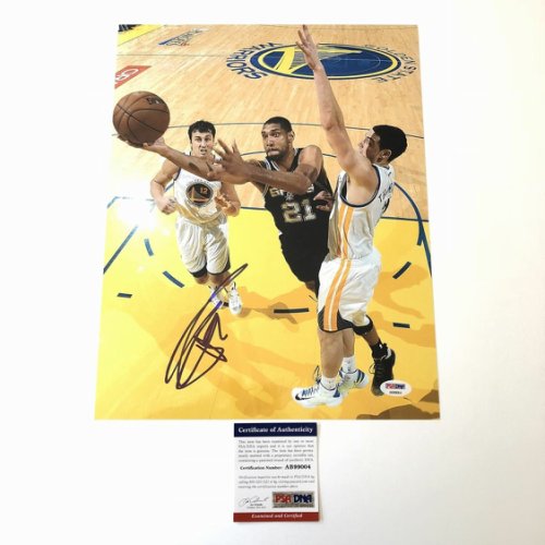 Tim Duncan Autographed Memorabilia | Signed Photo, Jersey, Collectibles & Merchandise