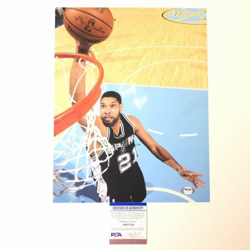 Tim Duncan Autographed Memorabilia | Signed Photo, Jersey, Collectibles & Merchandise