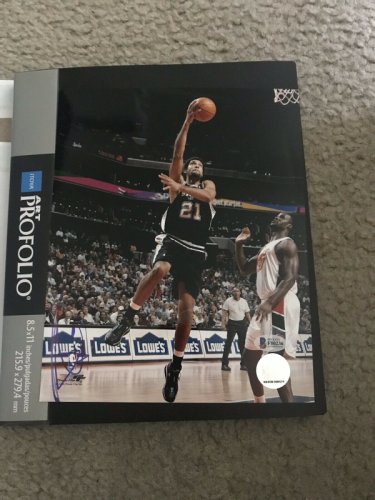 Tim Duncan Autographed Memorabilia | Signed Photo, Jersey, Collectibles ...
