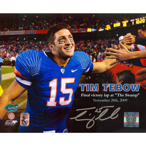Tim Tebow | Autographed Football Memorabilia & NCAA Merchandise
