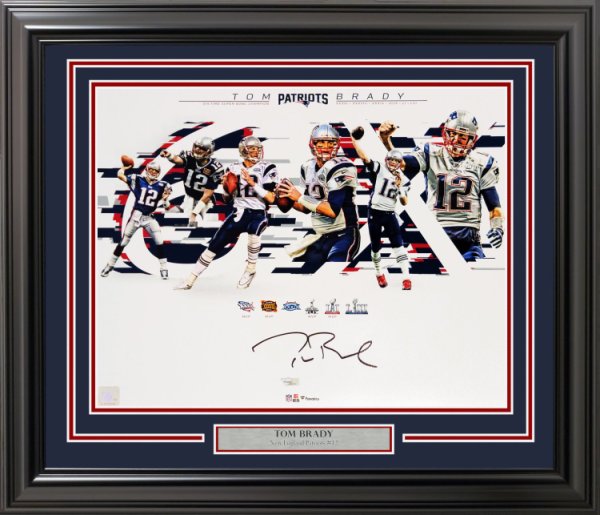 Tom Brady | Autographed Football Memorabilia & NFL Merchandise
