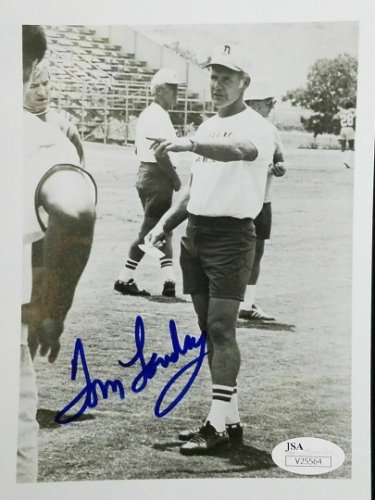 Tom Landry Autographed Memorabilia | Signed Photo, Jersey, Collectibles ...