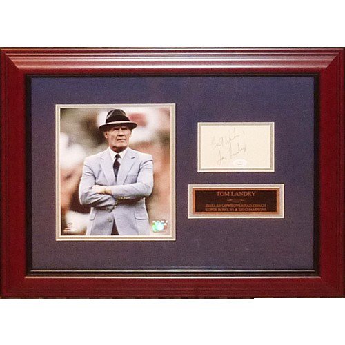 Tom Landry Autographed Memorabilia | Signed Photo, Jersey, Collectibles ...