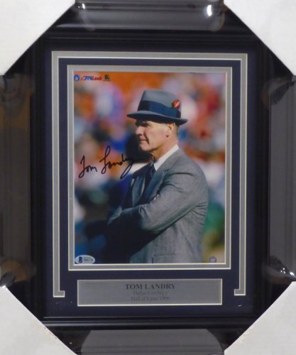 Tom Landry Autographed Memorabilia | Signed Photo, Jersey, Collectibles ...