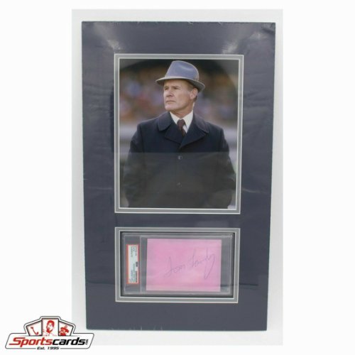 Tom Landry Autographed Memorabilia | Signed Photo, Jersey, Collectibles ...