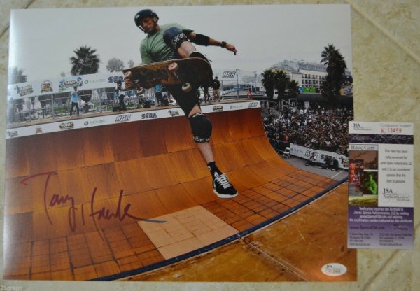 Tony Hawk Autographed Memorabilia | Signed Photo, Jersey, Collectibles ...