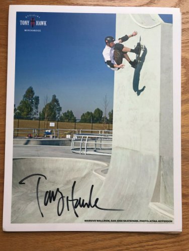 Tony Hawk Autographed Memorabilia | Signed Photo, Jersey, Collectibles ...