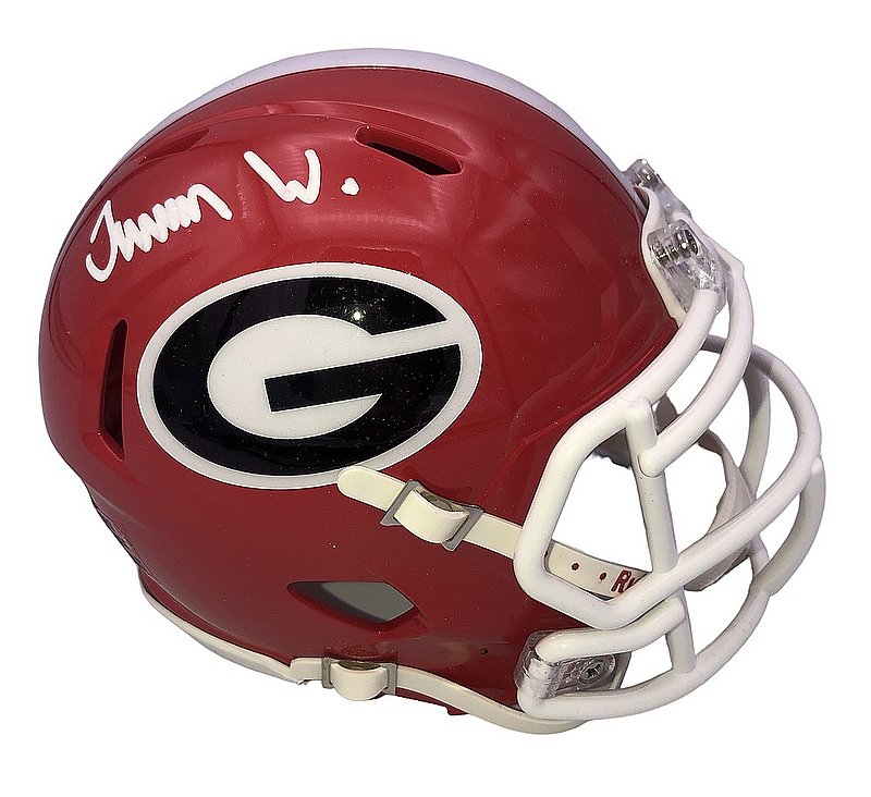 Autographed Georgia Bulldogs Mini Helmets | Signed Mini Helmets