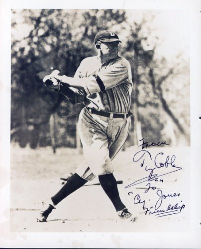 Ty Cobb Autographed Memorabilia | Signed Photo, Jersey, Collectibles ...