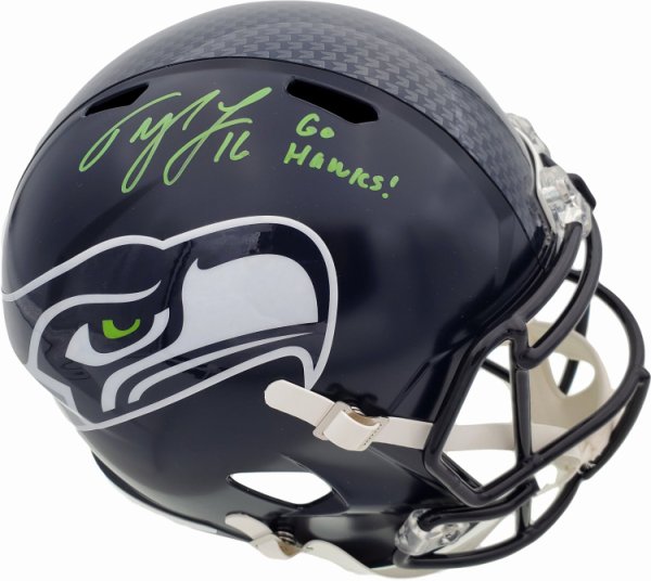 Seattle Seahawks Autographed Full Size Helmets | Signed Helmets