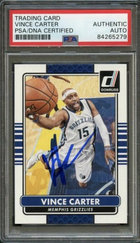 Vince Carter Autographed Memorabilia | Signed Photo, Jersey, Collectibles & Merchandise