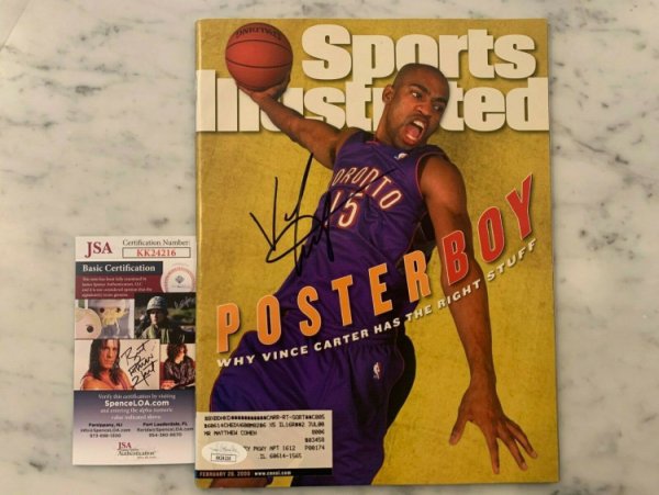 Vince Carter Autographed Memorabilia | Signed Photo, Jersey ...