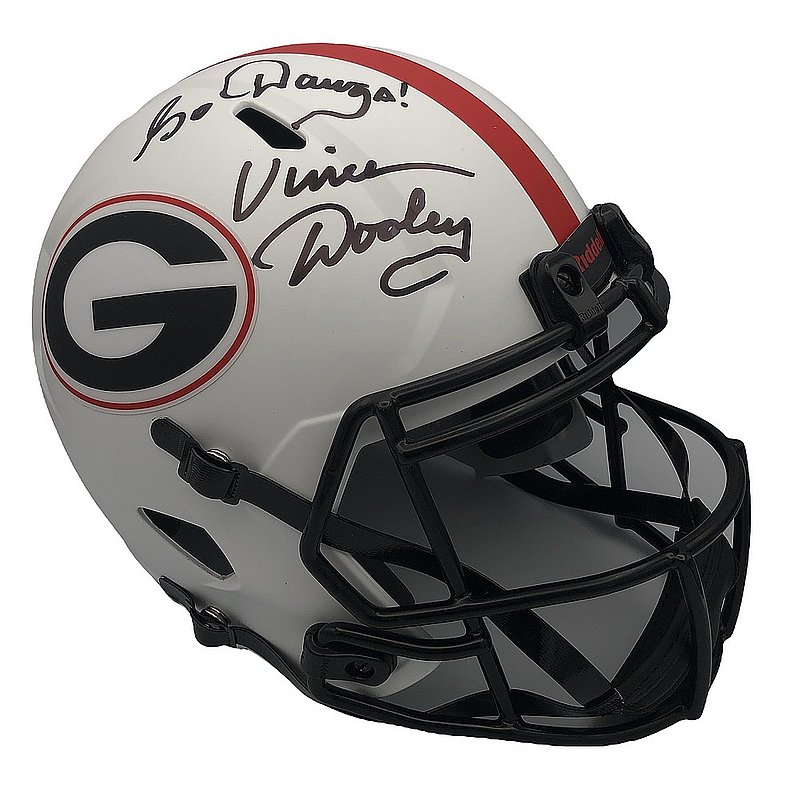 Georgia Bulldogs Autographed Full Size Helmets | Signed Helmets