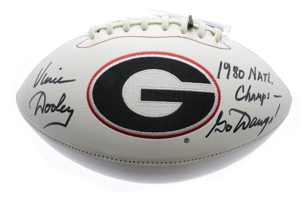 Autographed Footballs | Georgia Bulldogs | Signed Collectibles ...
