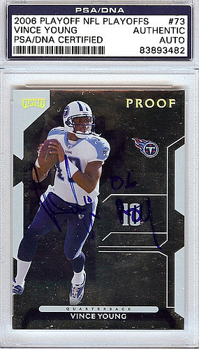 Vince Young Autographed Memorabilia | Signed Photo, Jersey ...