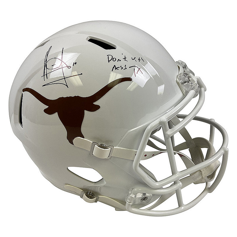 Texas Longhorns Autographed Full Size Helmets | Signed Helmets