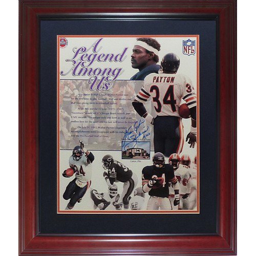 Walter Payton Autographed Signed Chicago Bears A Legend Among Us 16X20 ...