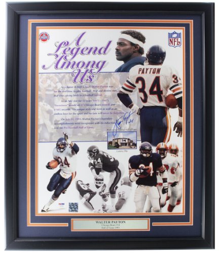 Walter Payton Autographed Memorabilia | Signed Photo, Jersey ...