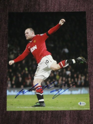 Wayne Rooney Autographed Memorabilia | Signed Photo, Jersey ...