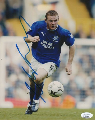 Wayne Rooney Autographed Memorabilia | Signed Photo, Jersey ...