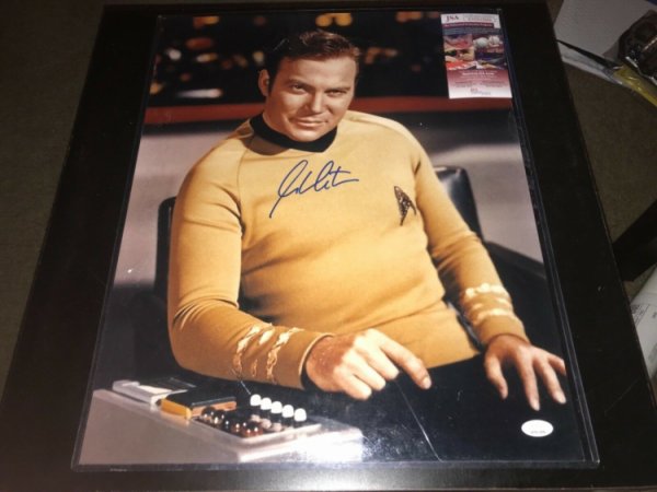 William Shatner Autographed Memorabilia | Signed Photo, Jersey ...
