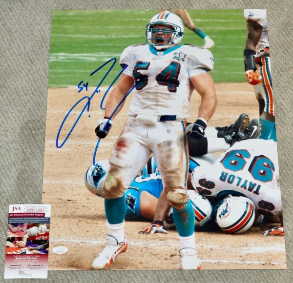 Zach Thomas Autographed Memorabilia | Signed Photo, Jersey ...