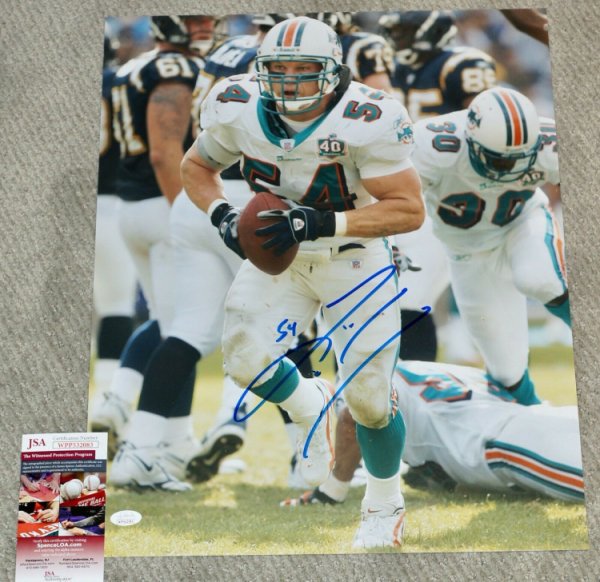 Zach Thomas Autographed Memorabilia | Signed Photo, Jersey ...