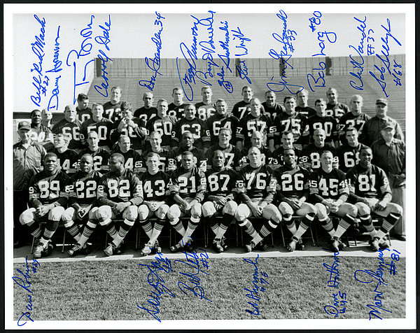 1966 Green Bay Packers Autographed Signed 8x10 Photo With 19 Total ...