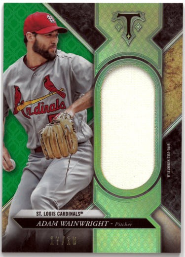 Adam Wainwright 2017 Topps Triple Threads Unity Jumbo Relic Card #SJR ...
