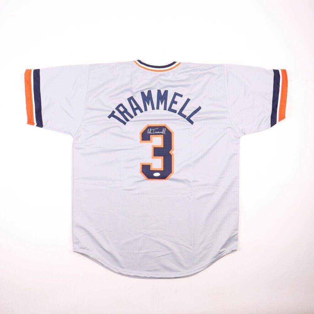 Alan Trammell Autographed Signed Detroit Tigers Jersey (JSA) 19 Year ...
