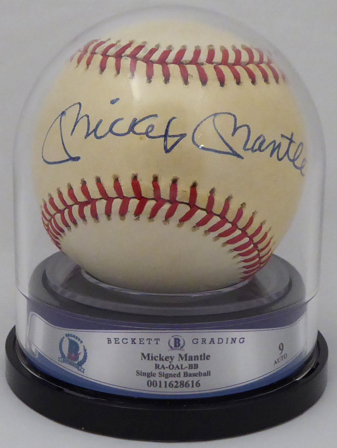 Authentic Mickey Mantle Autographed Signed Autograph