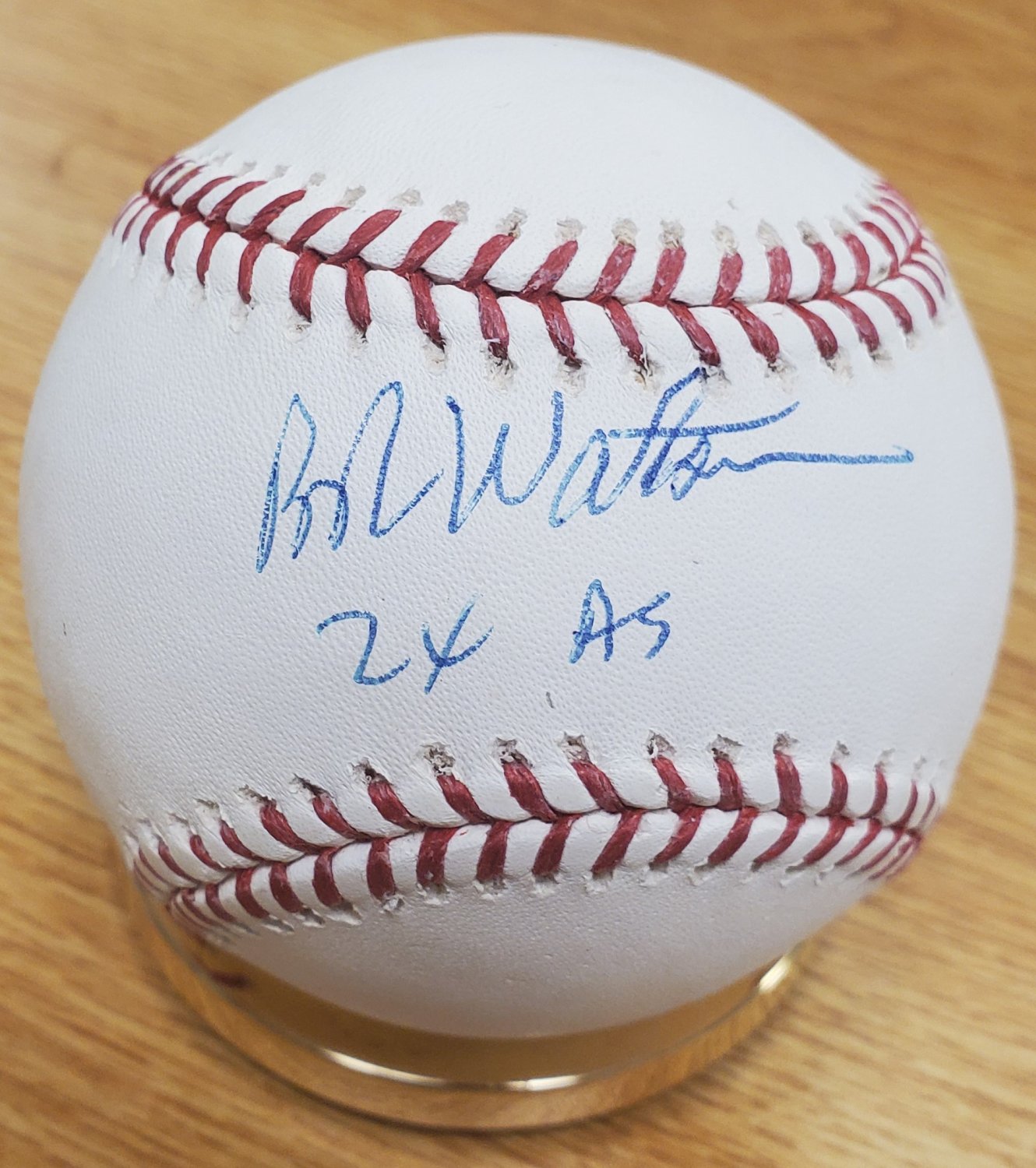 Autographed Signed Bob Watson Official Major League Baseball