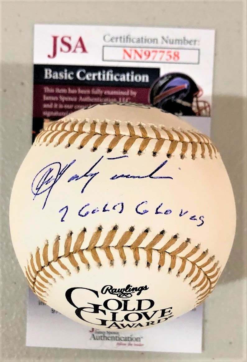 Autographed Signed Carl Yastrzemski Gold Glove Rawlings Official Major League Baseball with JSA COA