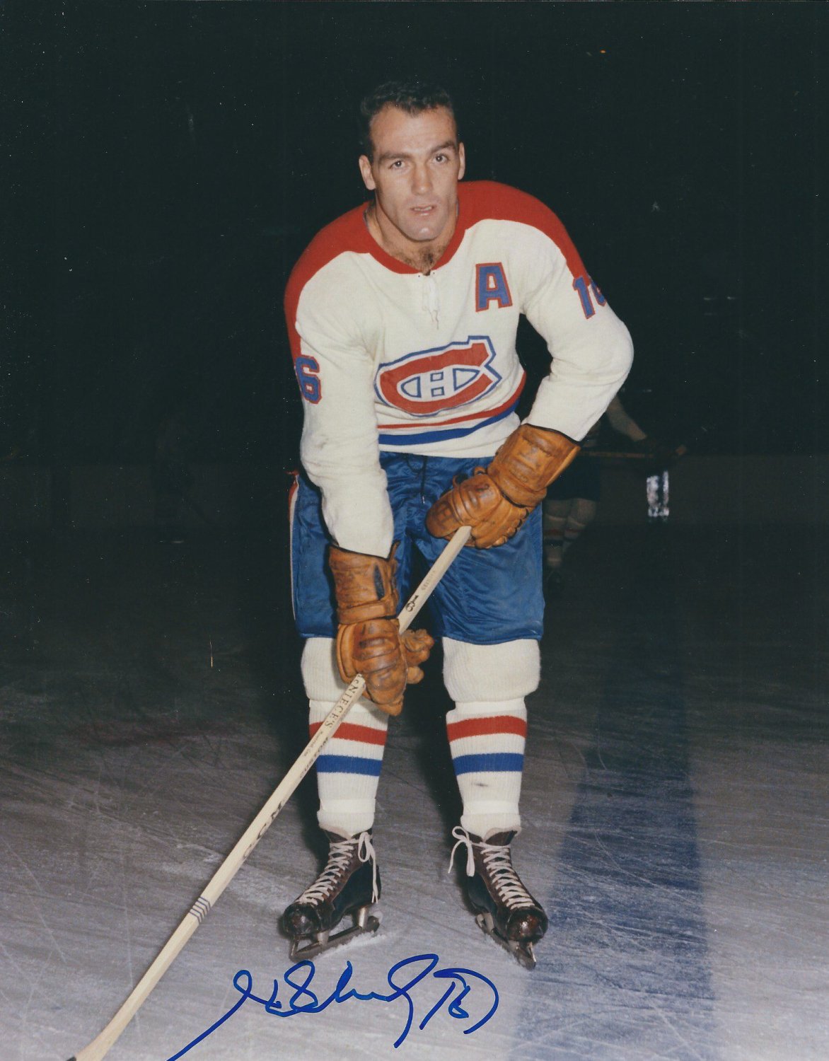Autographed Signed Henri Richard 8X10 Montreal Canadiens