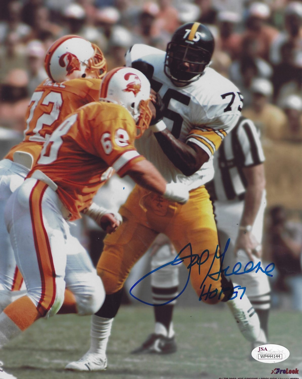 Autographed Signed Joe Greene 8X10 Pittsburgh Steelers Photo