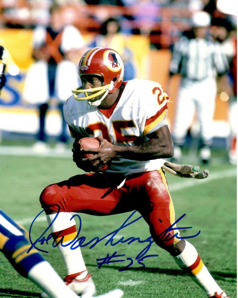 Autographed Signed Joe Washington 8x10 Washington Redskins Photo