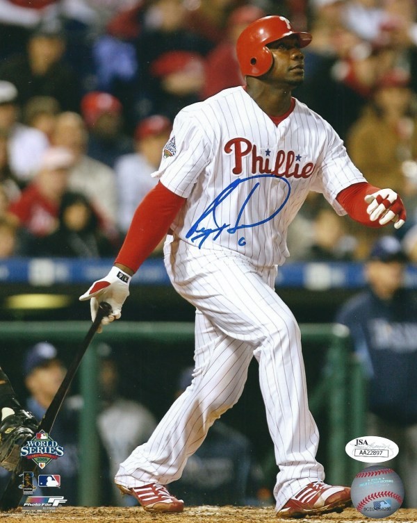 Autographed Signed Ryan Howard 8X10 Philadelphia Phillies Photo
