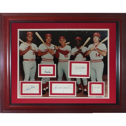 Big Red Machine Autographed Signed Cincinnati Reds Deluxe Framed 16X20 ...