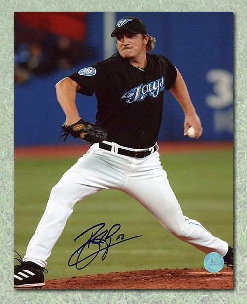 BJ Ryan Toronto Blue Jays Autographed Signed Baseball 8x10 Photo