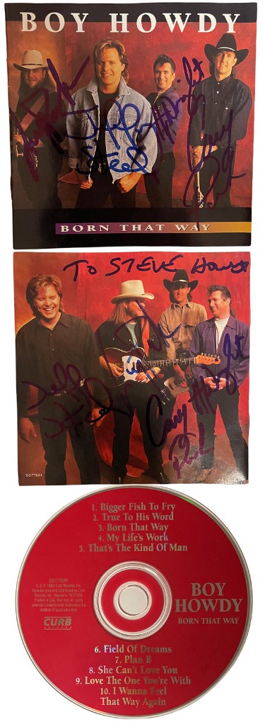 Boy Howdy Band Autographed Signed 1995 Born That Way Album Cover ...