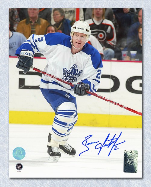 Brian Leetch Toronto Maple Leafs Autographed Signed Action 8x10 Photo