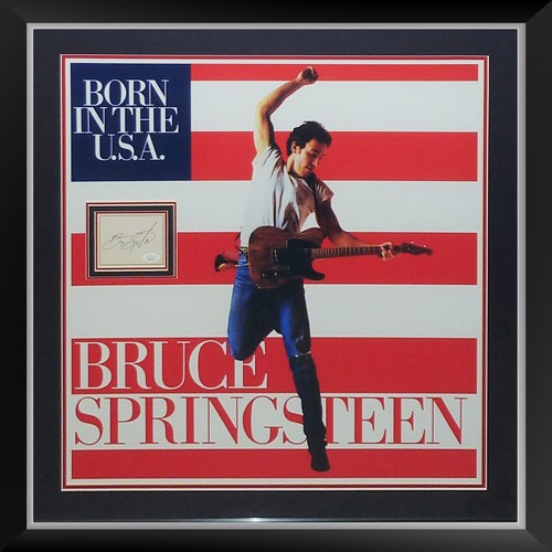 Bruce Springsteen Autographed Signed Born In The Usa 24X24 Concert ...