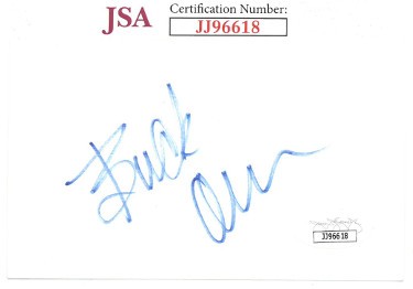Buck Owens Autographed Signed 3x5 Index Card– JSA #JJ96618 (country music)