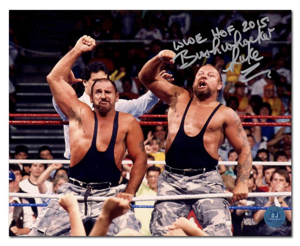 Bushwhacker Luke Autographed Signed WWE Wrestling 8x10 Photo