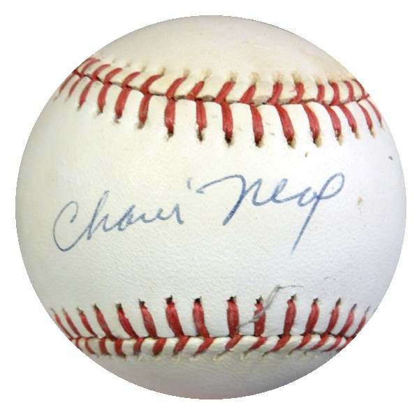 Charlie Neal Autographed Signed Official Nl Baseball Brooklyn Dodgers ...