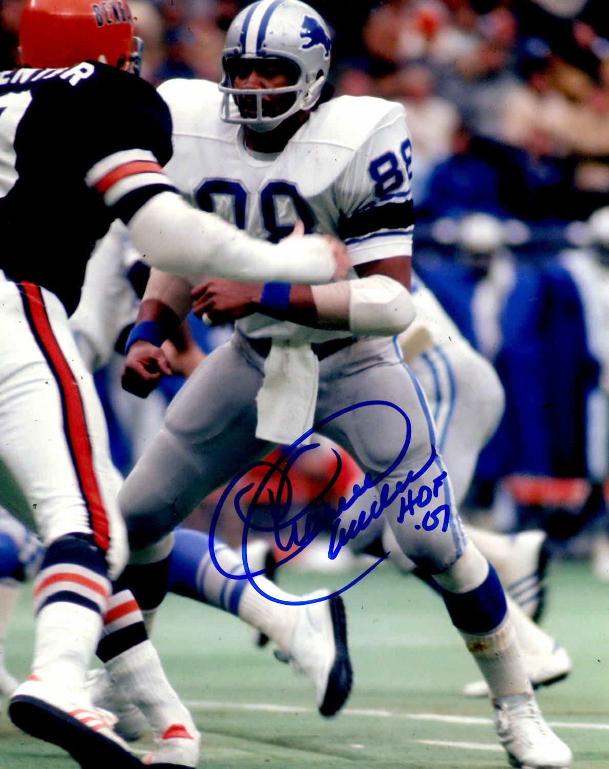 Charlie Sanders Autographed Signed 8X10 Detroit Lions Photo - Main Line ...