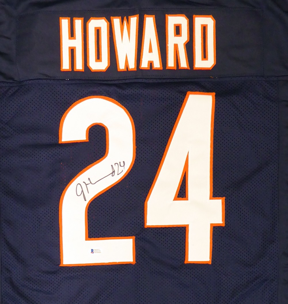 Chicago Bears Jordan Howard Autographed Signed Blue Jersey - Beckett ...