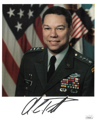 Colin Powell Autographed Signed Memorabilia 8x10 Photo - JSA Authentic