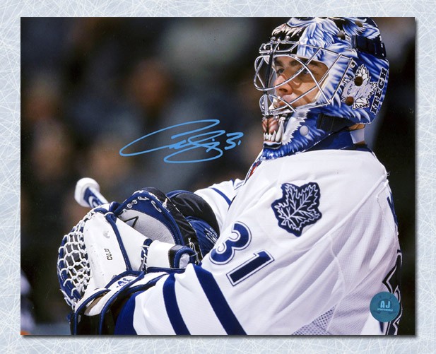 Curtis Joseph Toronto Maple Leafs Autographed Signed CUJO Goalie Close ...